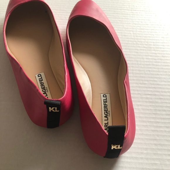Karl Lagerfeld | Shoes | Karl Lagerfeld Paris Dark Rose Vada Ballet ...